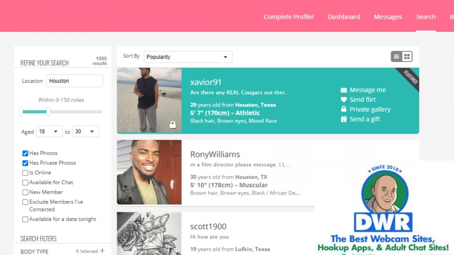 CougarLife Reviews - Legit Older Women Profiles or Not?