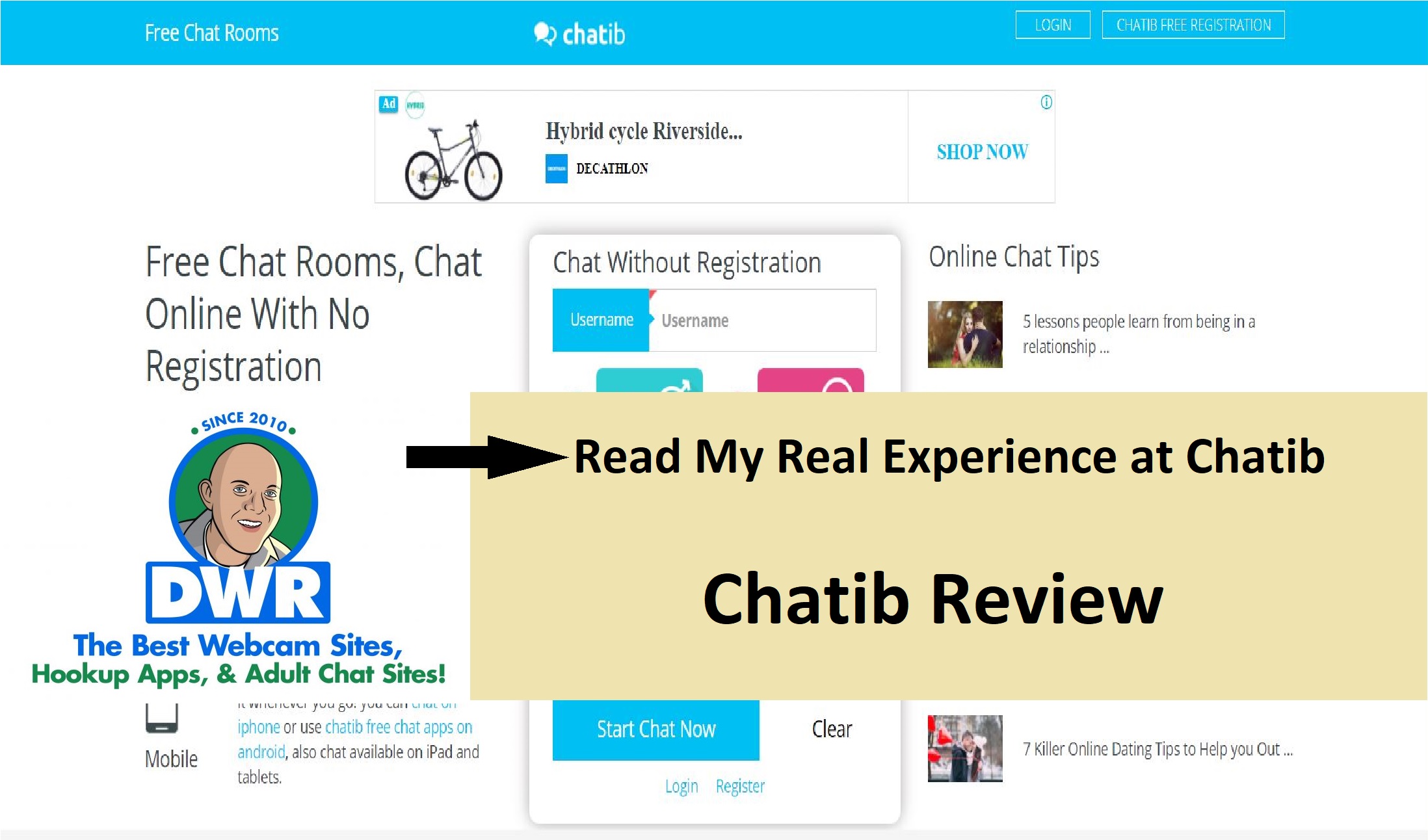 Chatib Review: Free Online Chat Site or a Sham? - Compare Adult Sites